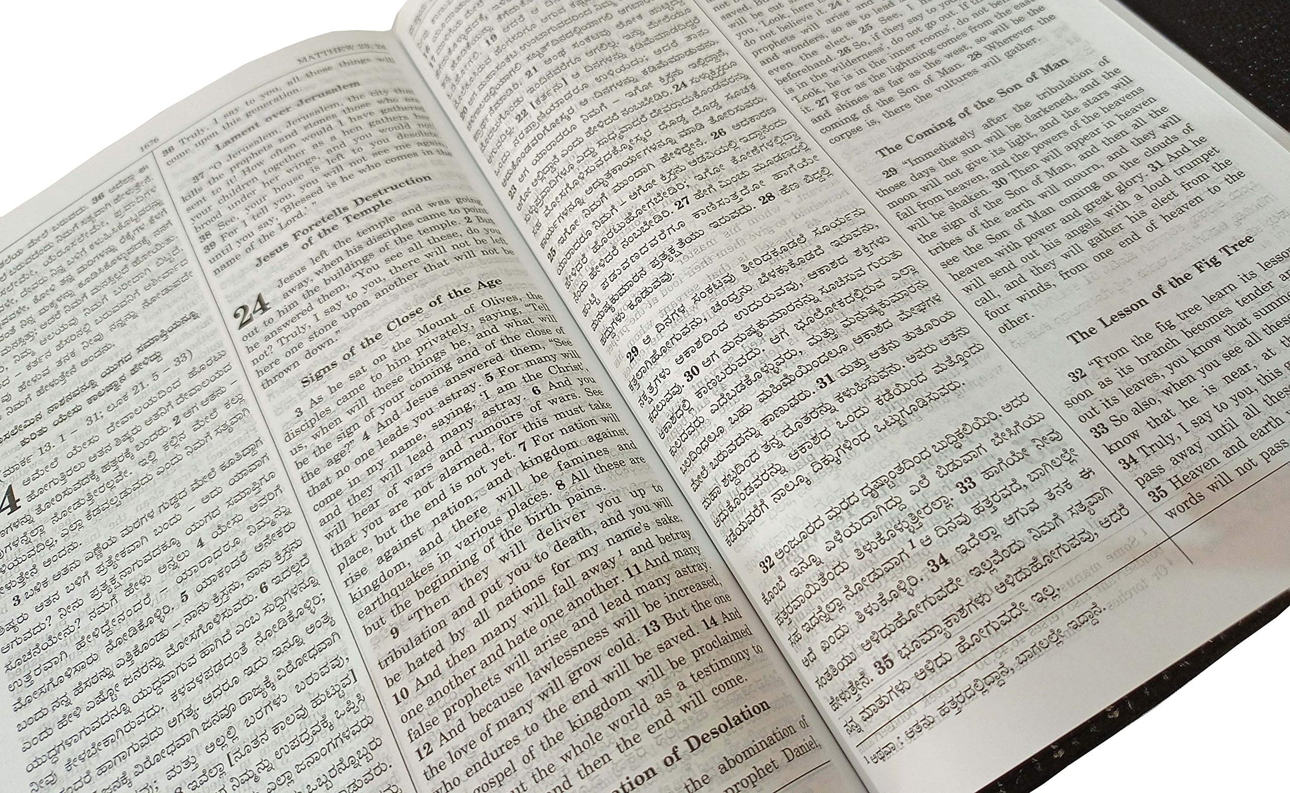 Kannada English Parallel Royal Diglot Bible | Kannada English Parallel ...